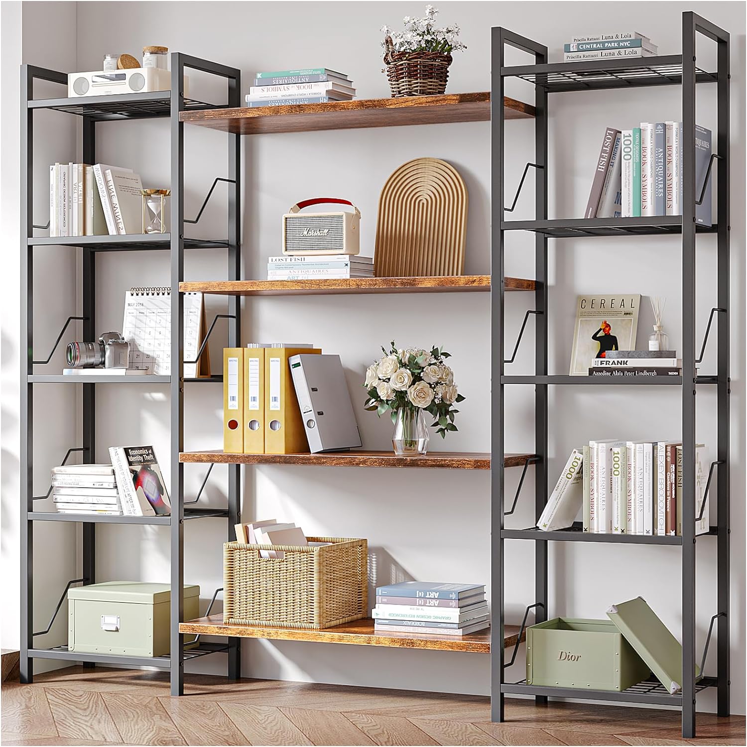 Librero,Librero Madera,Grande Librero Minimalista,Librero Organizador,